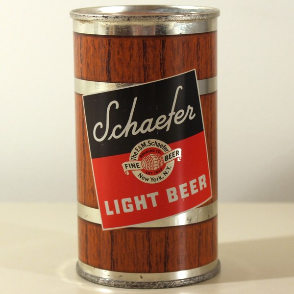 Schaefer Light Beer 127-38 at Breweriana.com