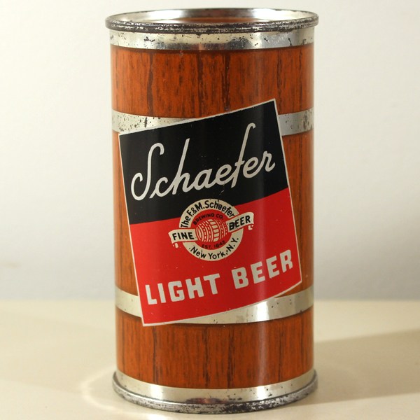 Schaefer Light Beer 127-38 at Breweriana.com