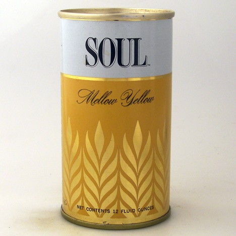 Soul Mellow Yellow Premium Beer 125-05 at Breweriana.com