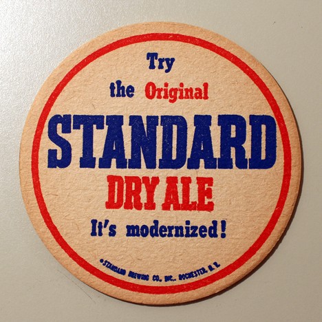Standard Dry Ale - "Try The Original" at Breweriana.com