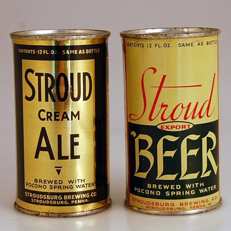 Stroud Ale & Beer Can Set at Breweriana.com