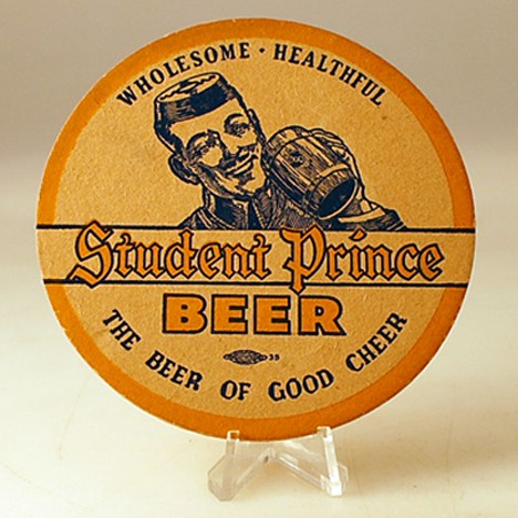 Student Prince Beer KY-HEIDKY-4 at Breweriana.com