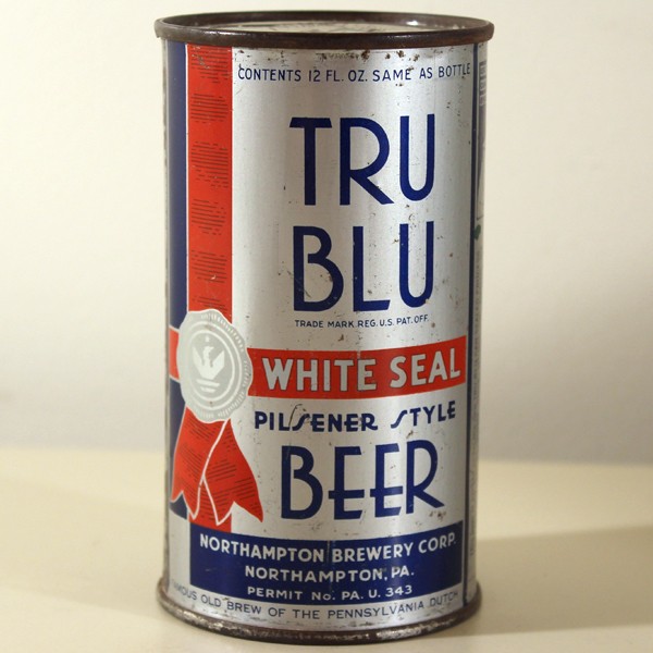 Tru Blu White Seal Pilsener Style Beer 808 at Breweriana.com