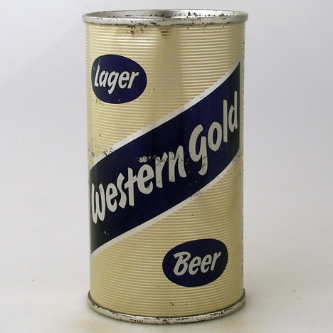 Western Gold Lager Beer 145-08 at Breweriana.com