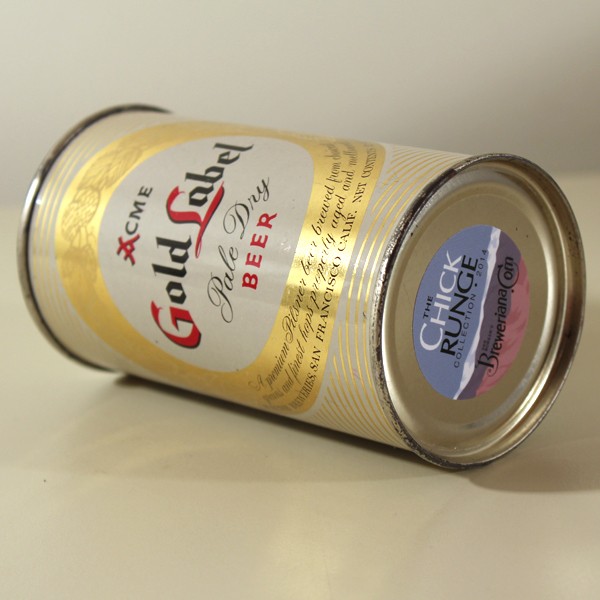 Acme Gold Label Pale Dry Beer 029-14 at Breweriana.com