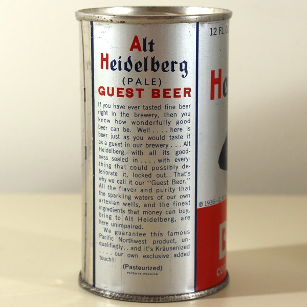 Alt Heidelberg Guest Beer 025 at Breweriana.com