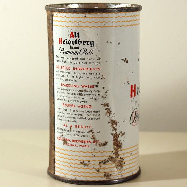 Alt Heidelberg Brand Premium Pale Export Beer 031 at Breweriana.com