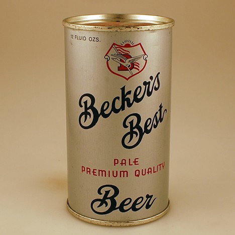 Becker's Best Beer Instructional Enamel 035-24 at Breweriana.com