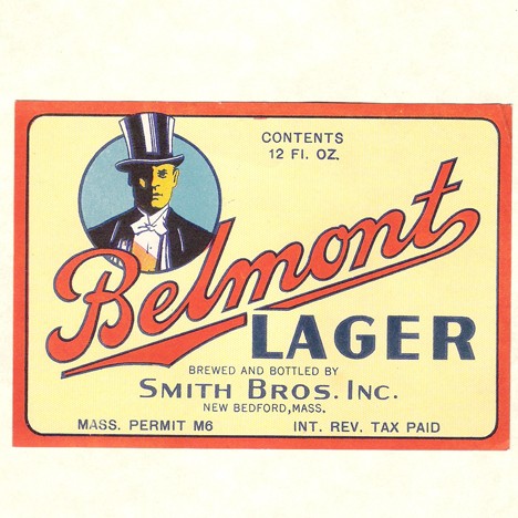 Belmont Lager Red Label at Breweriana.com