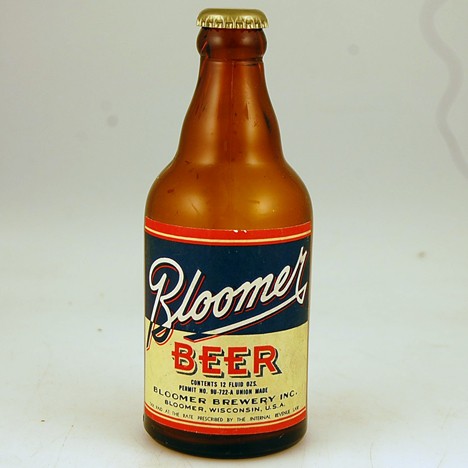 Bloomer Beer at Breweriana.com