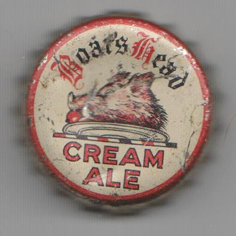 Boar's Head Cream Ale at Breweriana.com