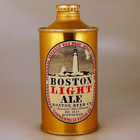 Boston Light Ale Can 154-10 at Breweriana.com