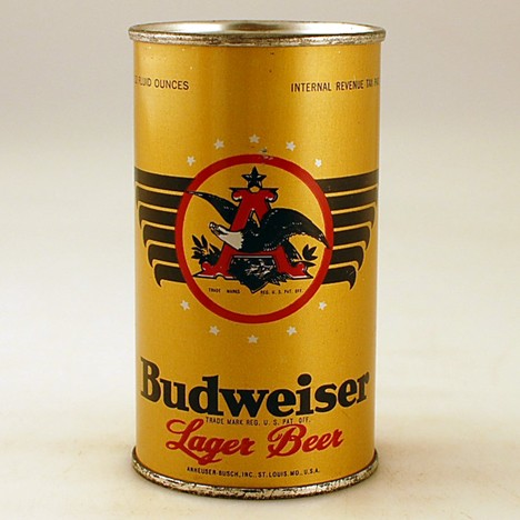 Budweiser Lager Beer L153 at Breweriana.com