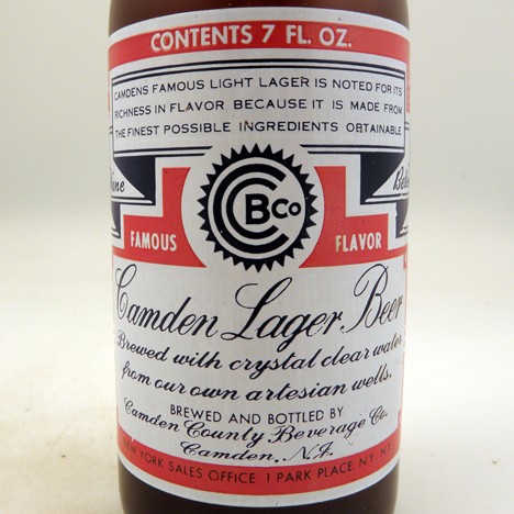 Camden Lager Beer ACL at Breweriana.com