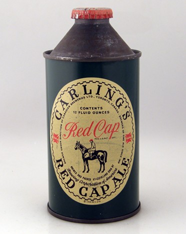 Carlings Red Cap Ale 156-26 at Breweriana.com