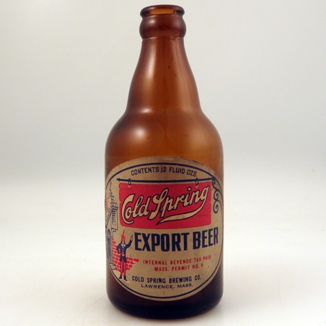 Cold Spring Export Beer at Breweriana.com