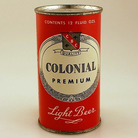Colonial Premium Light Beer 050-09 at Breweriana.com