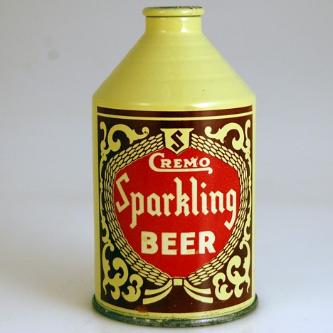 Cremo Sparkling Beer White 192-33 at Breweriana.com