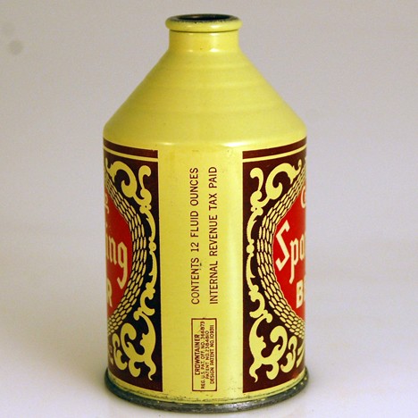 Cremo Sparkling Beer White 192-33 at Breweriana.com