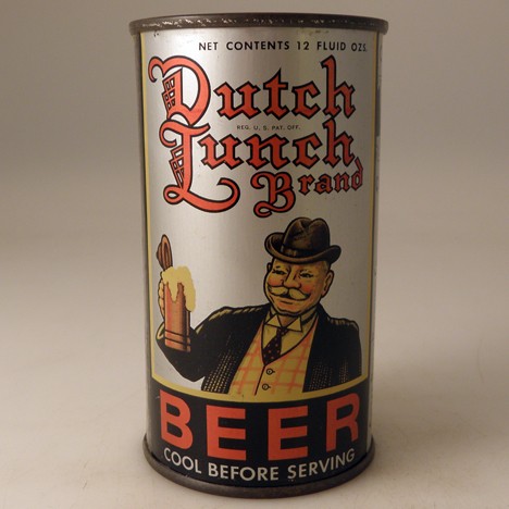 Dutch Lunch Brand Beer 214 at Breweriana.com