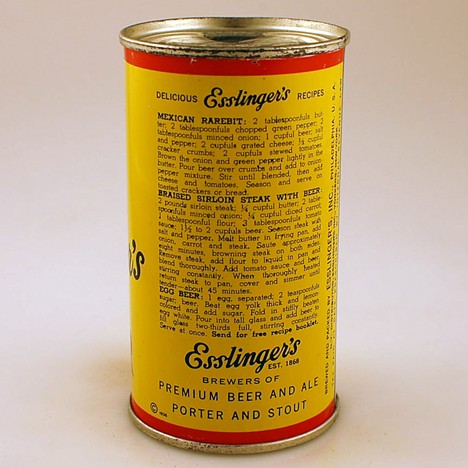 Esslinger's Premium Beer 060-17 at Breweriana.com