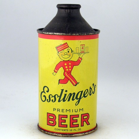Esslinger's Premium Beer 161-13 at Breweriana.com