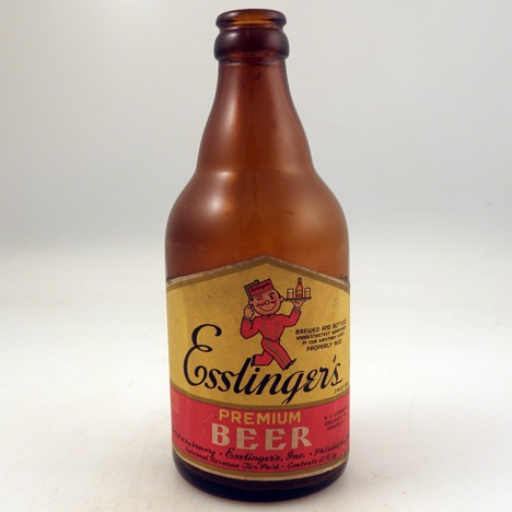 Esslinger's Premium Beer at Breweriana.com