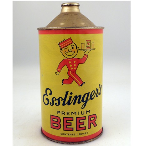 Esslinger's Premium Beer 208-14 at Breweriana.com