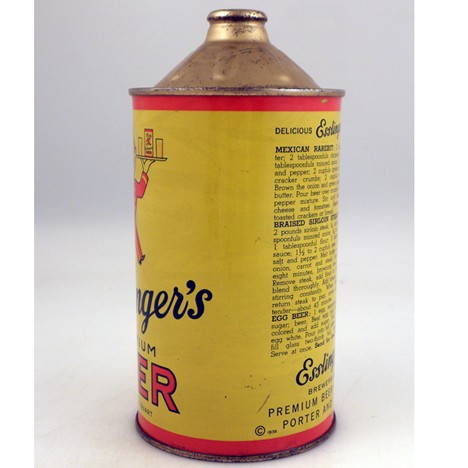Esslinger's Premium Beer 208-14 at Breweriana.com