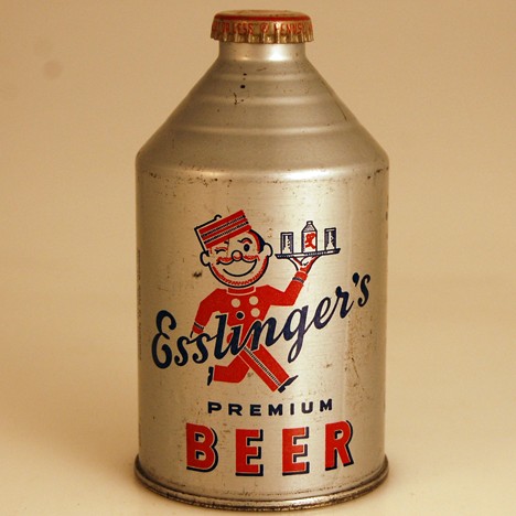 Esslinger's Premium Beer 193-20 at Breweriana.com