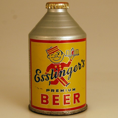 Esslinger's Premium Beer 193-19 at Breweriana.com