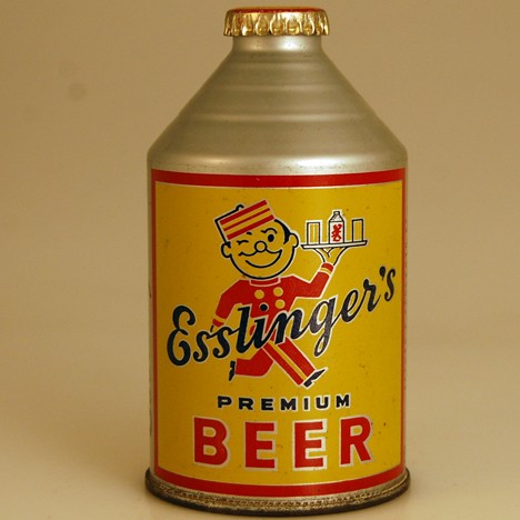 Esslinger's Premium Beer 193-19 at Breweriana.com