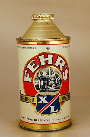 Fehr's XL White 162-06 at Breweriana.com