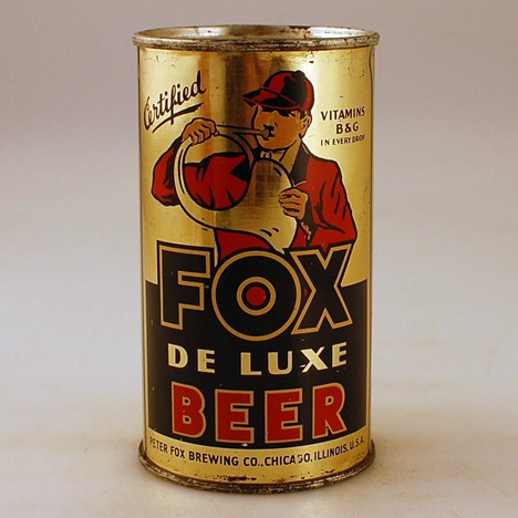 Fox De Luxe Beer 292 at Breweriana.com