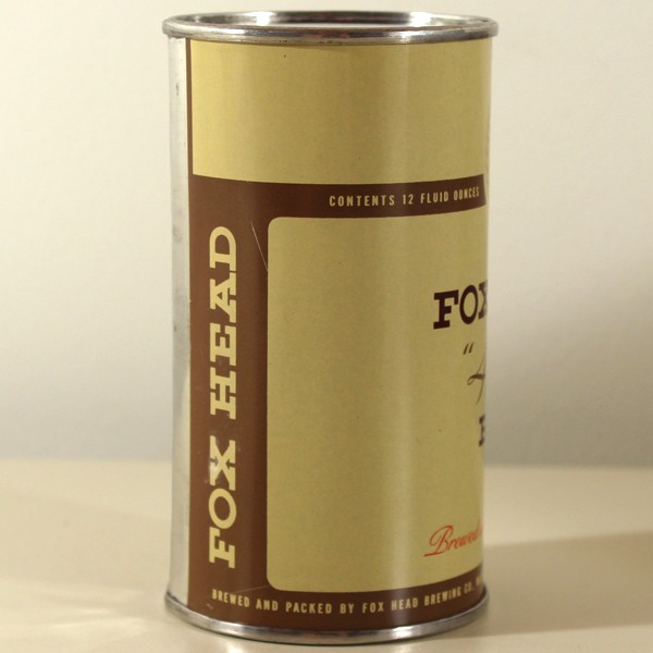 Fox Head "400" Beer 066-08 at Breweriana.com