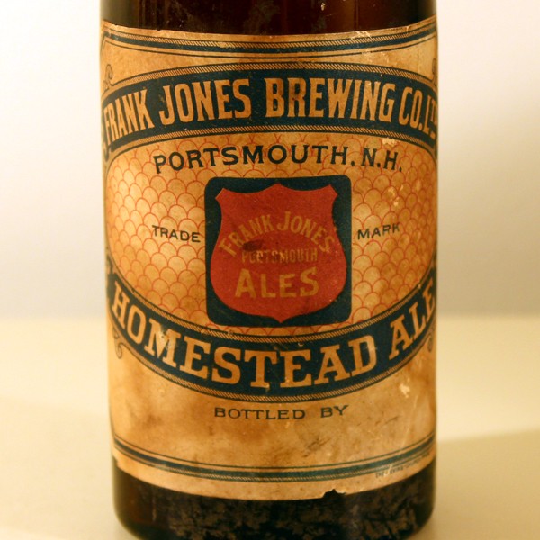 Frank Jones Homestead Ale Fish Scale Label at Breweriana.com