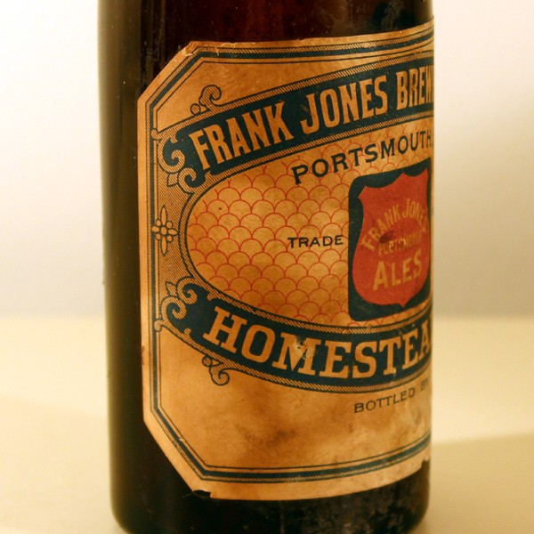 Frank Jones Homestead Ale Fish Scale Label at Breweriana.com