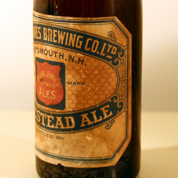 Frank Jones Homestead Ale Fish Scale Label at Breweriana.com