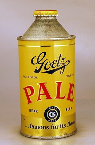 Goetz Pale Beer 165-22 at Breweriana.com