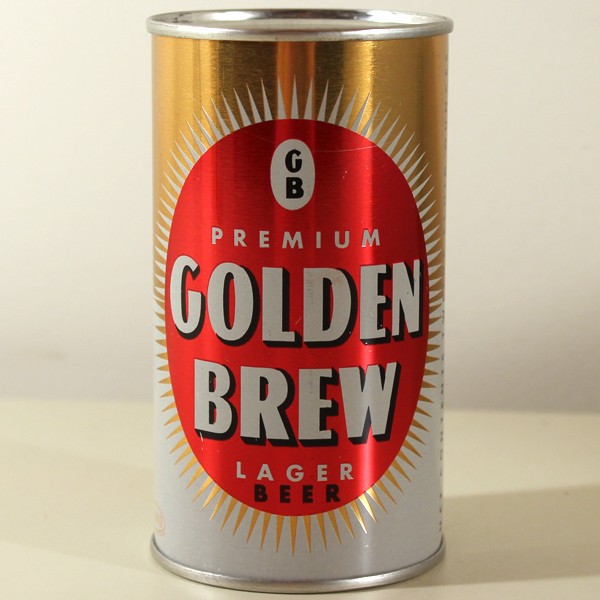 Golden Brew Premium Lager Beer 072-27 at Breweriana.com