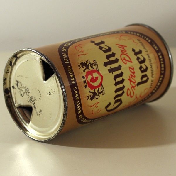 Gunther Extra Dry Beer 078-25 at Breweriana.com