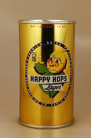 Happy Hops Lager 080-14 at Breweriana.com