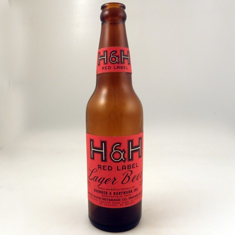 H&H Red Label Lager at Breweriana.com