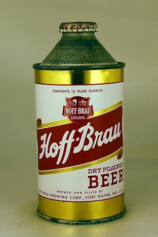Hoff Brau Beer 168-30 at Breweriana.com