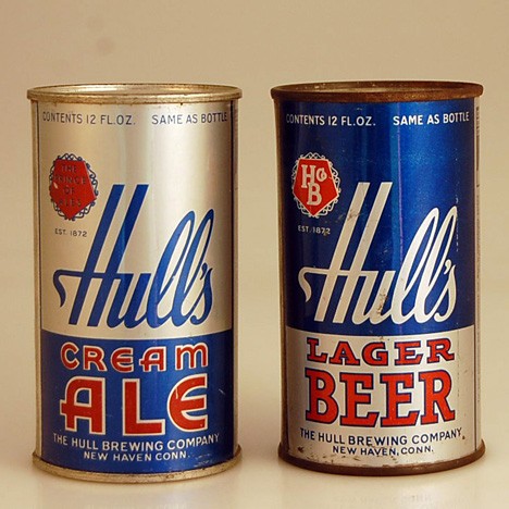 Hulls Ale & Lager Beer Set 430 432 at Breweriana.com