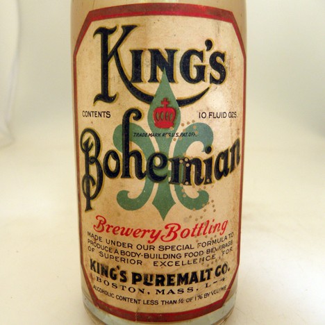King's Bohemian Beer Bottle at Breweriana.com