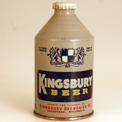 Kingsbury Beer Dull 196-06 at Breweriana.com