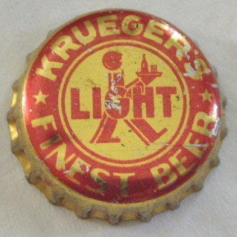Krueger Finest Light Beer at Breweriana.com