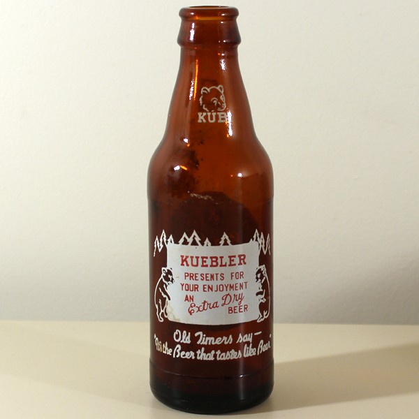Kuebler Extra Dry Beer "Kub" ACL at Breweriana.com