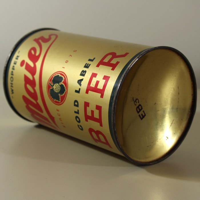 Maier Gold Label Beer "Whopper" 214-14 at Breweriana.com
